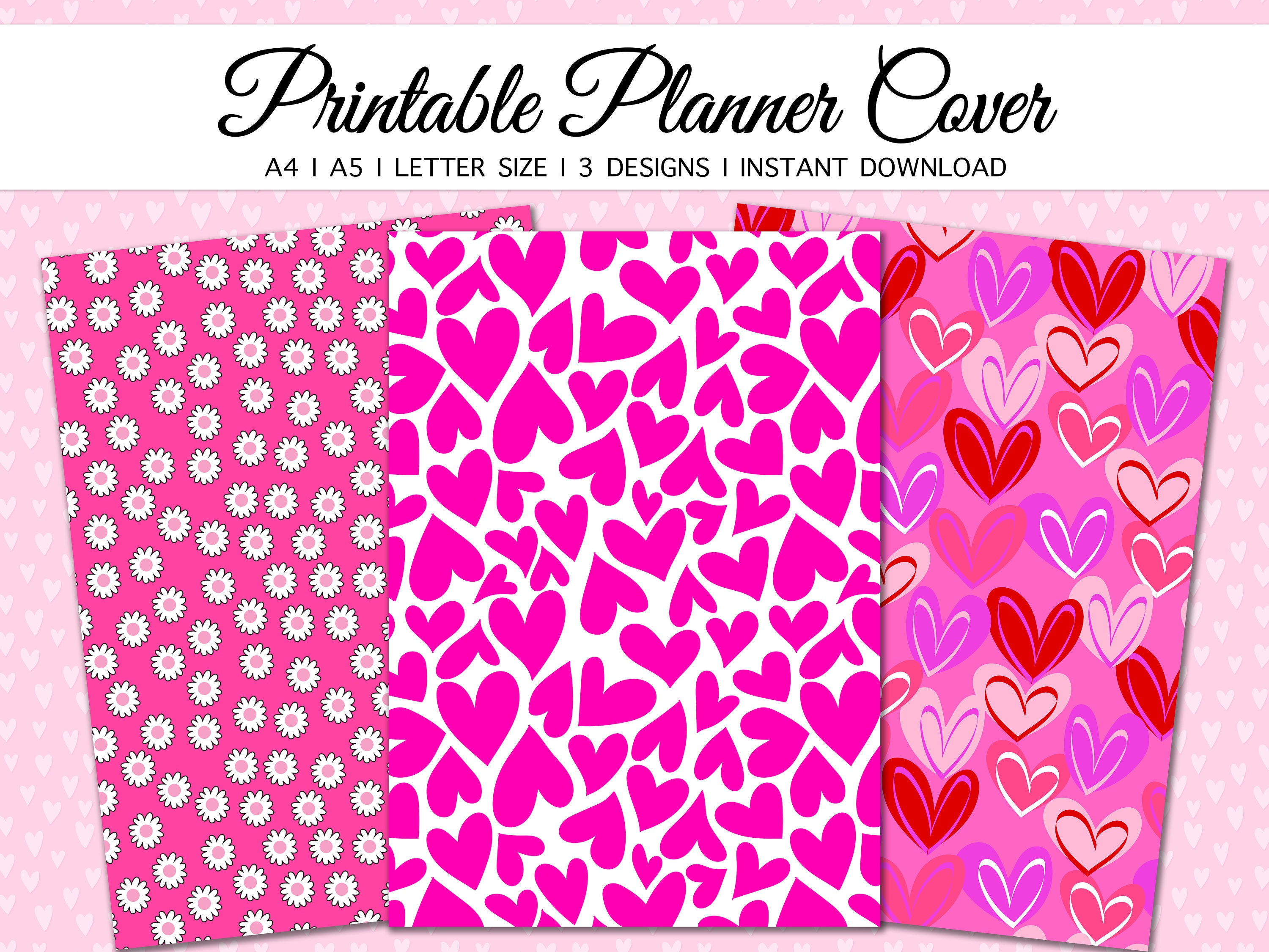 Planner Cover Page Printable Planner Binder Cover Printable - Etsy