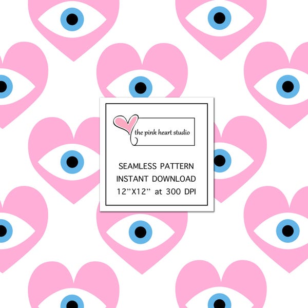 Pink Evil Eye Wallpaper - Etsy