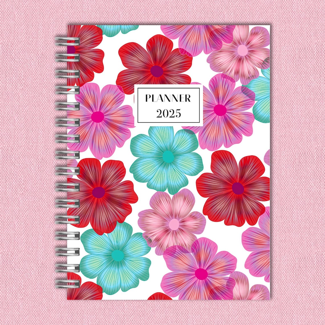 Printable 2025 Planner Cover Planner Dashboard Floral Planner Cover ...