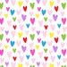 Colorful Hearts Valentine's Day Digital Paper. Seamless Patterns for ...