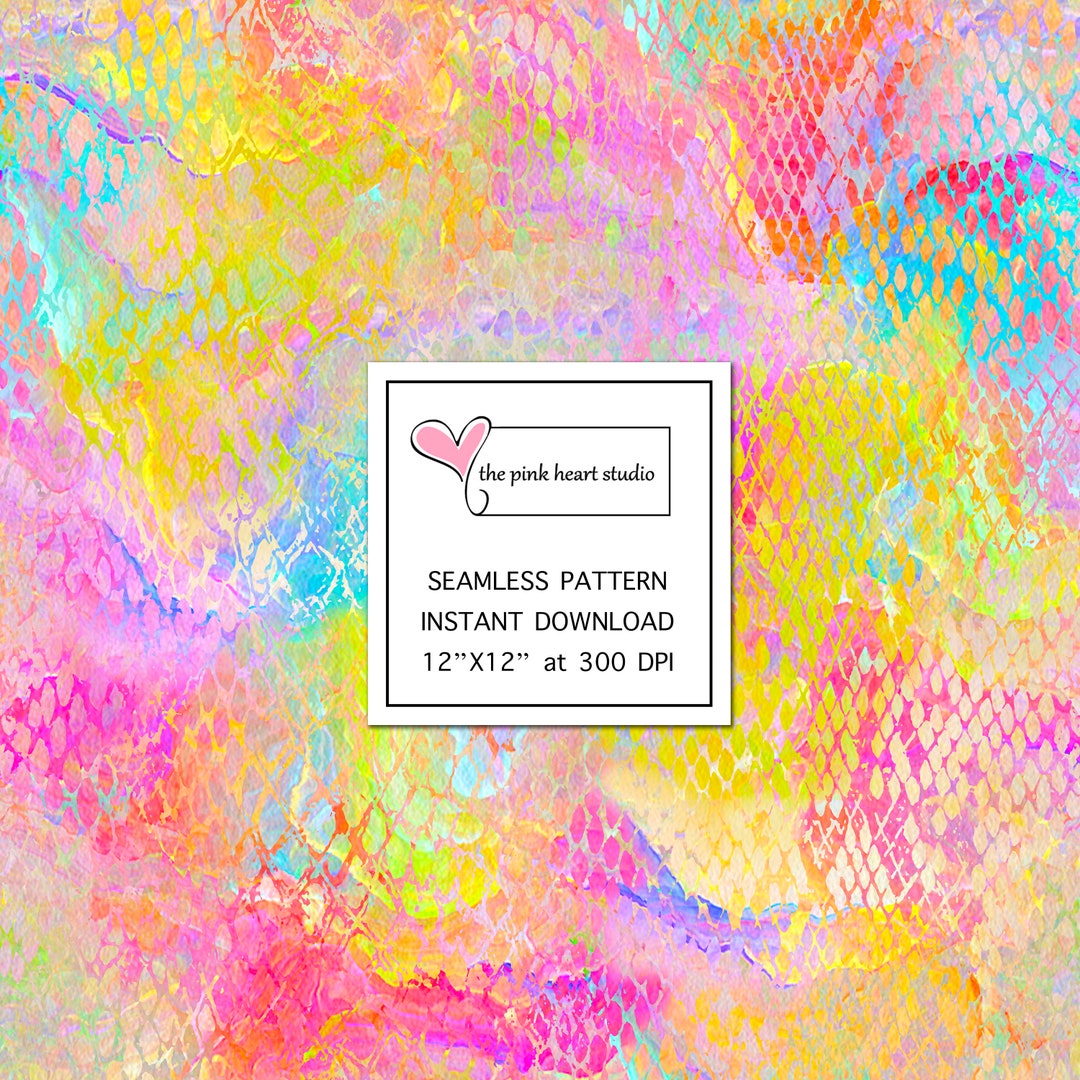 Colorful Leopard Print INSTANT DOWNLOAD 12x12" 300 Dpi RGB Photoshop ...