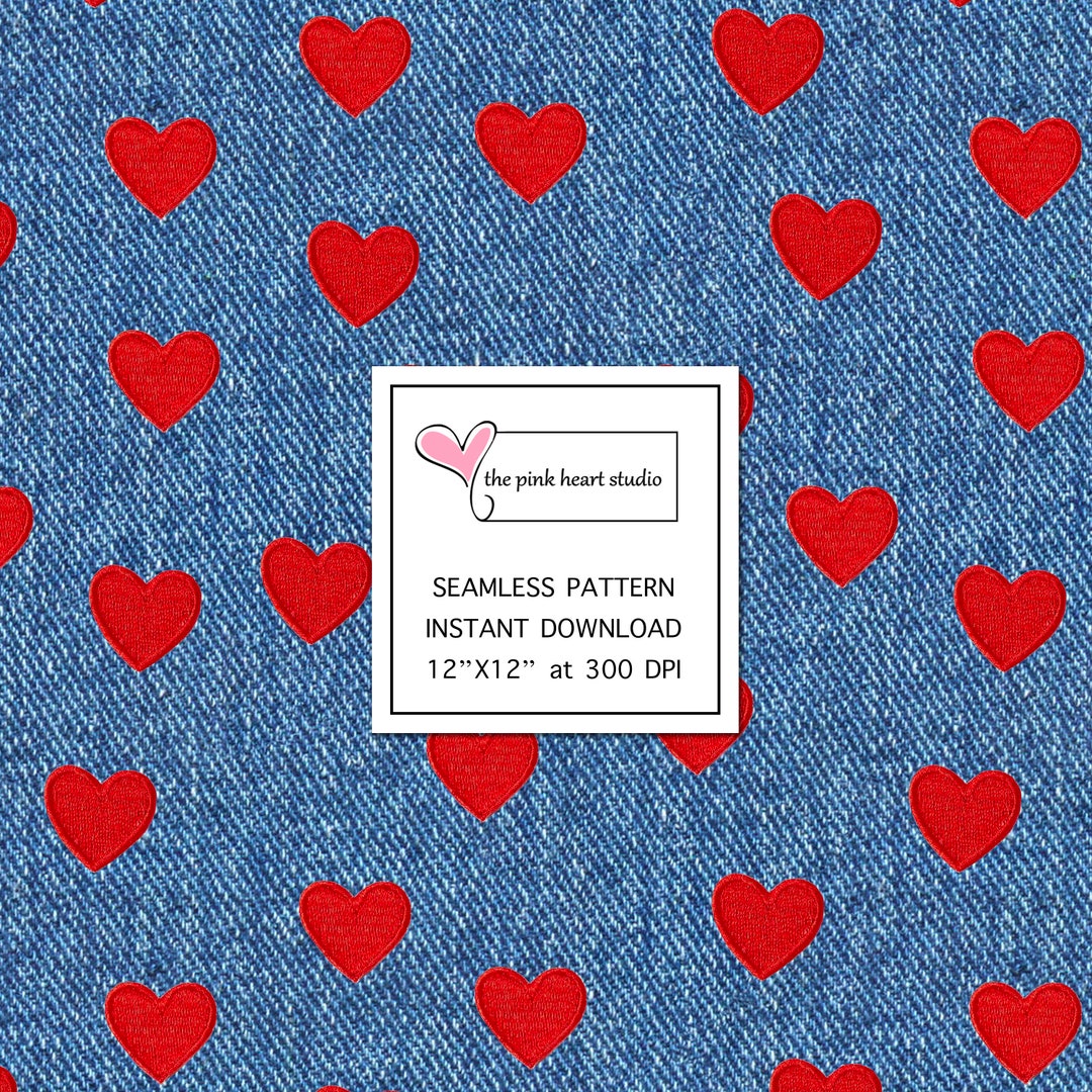 Denim Fabric Texture Digital Seamless Pattern Blue Jeans Background ...