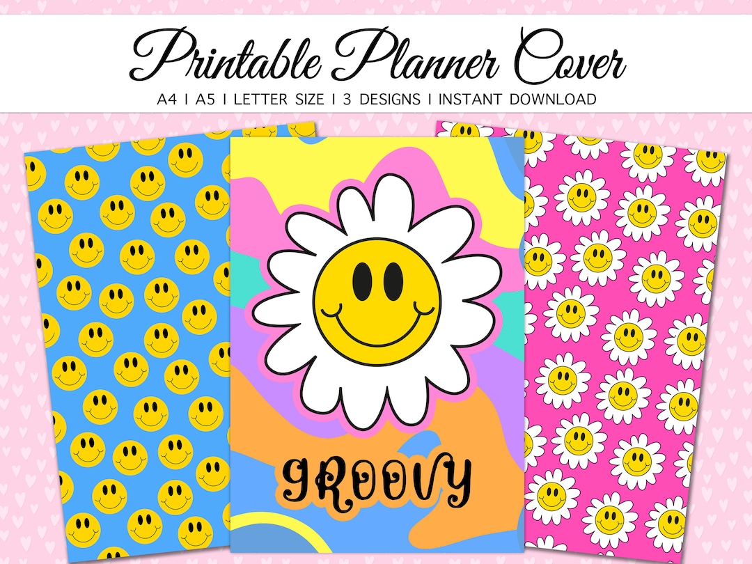 Planner Cover Page Printable Planner Binder Cover Printable - Etsy