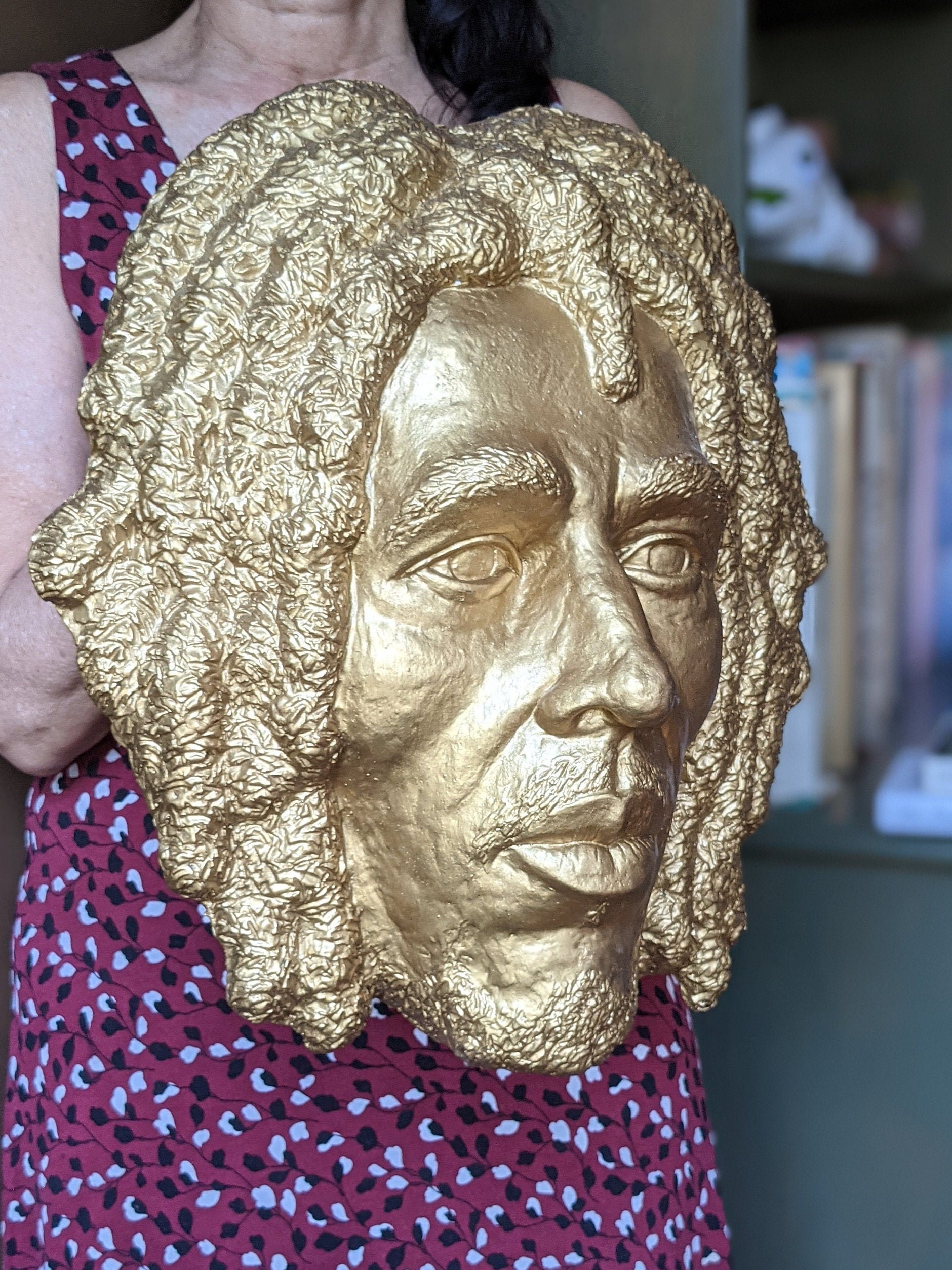 Celebrity Wall Art Bob Marley Sculpture Reggae African Mask | Etsy