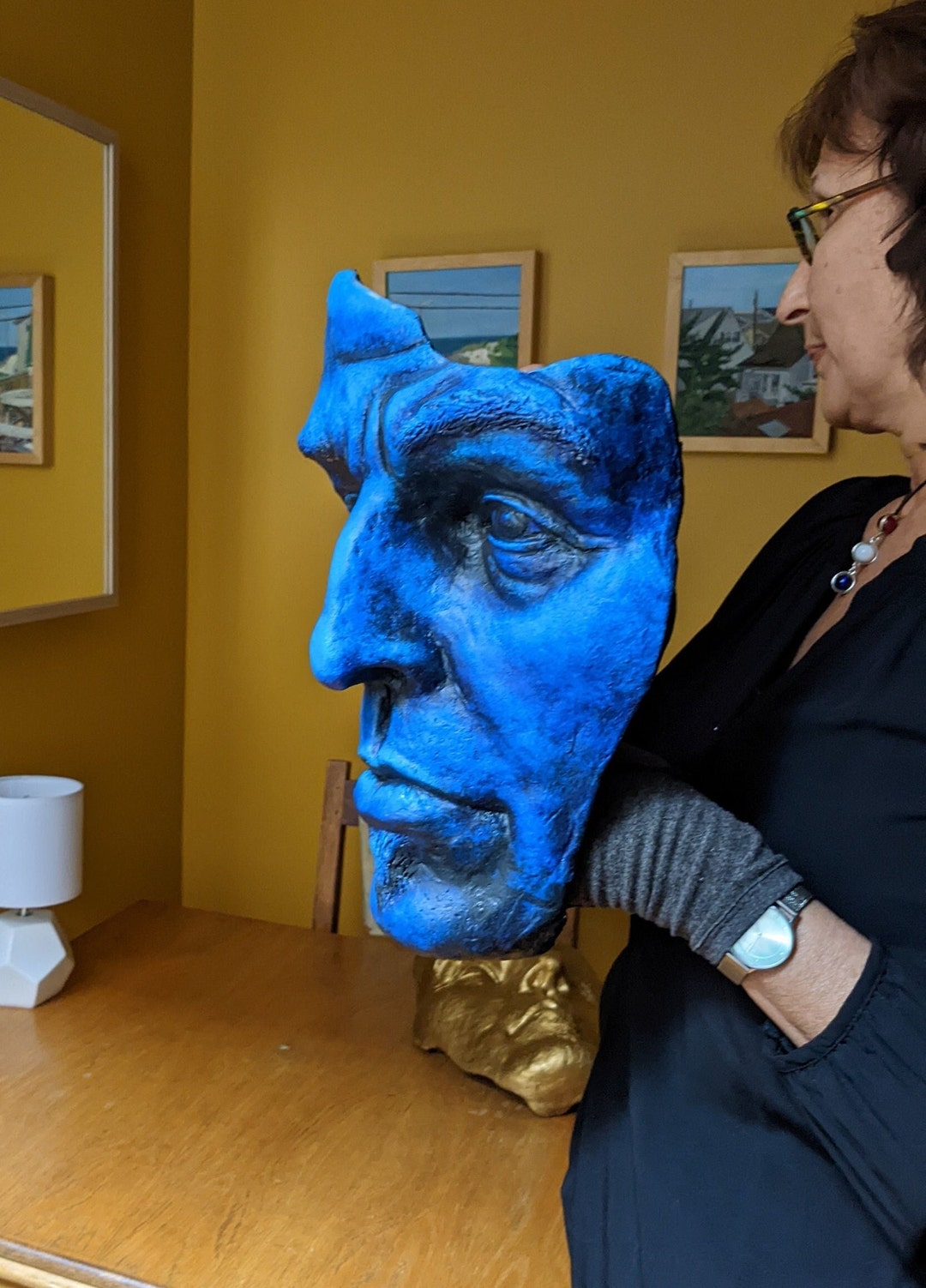 Bruce Springsteen Sculpture, the Boss, Celebrity Wall Art, Rock and ...