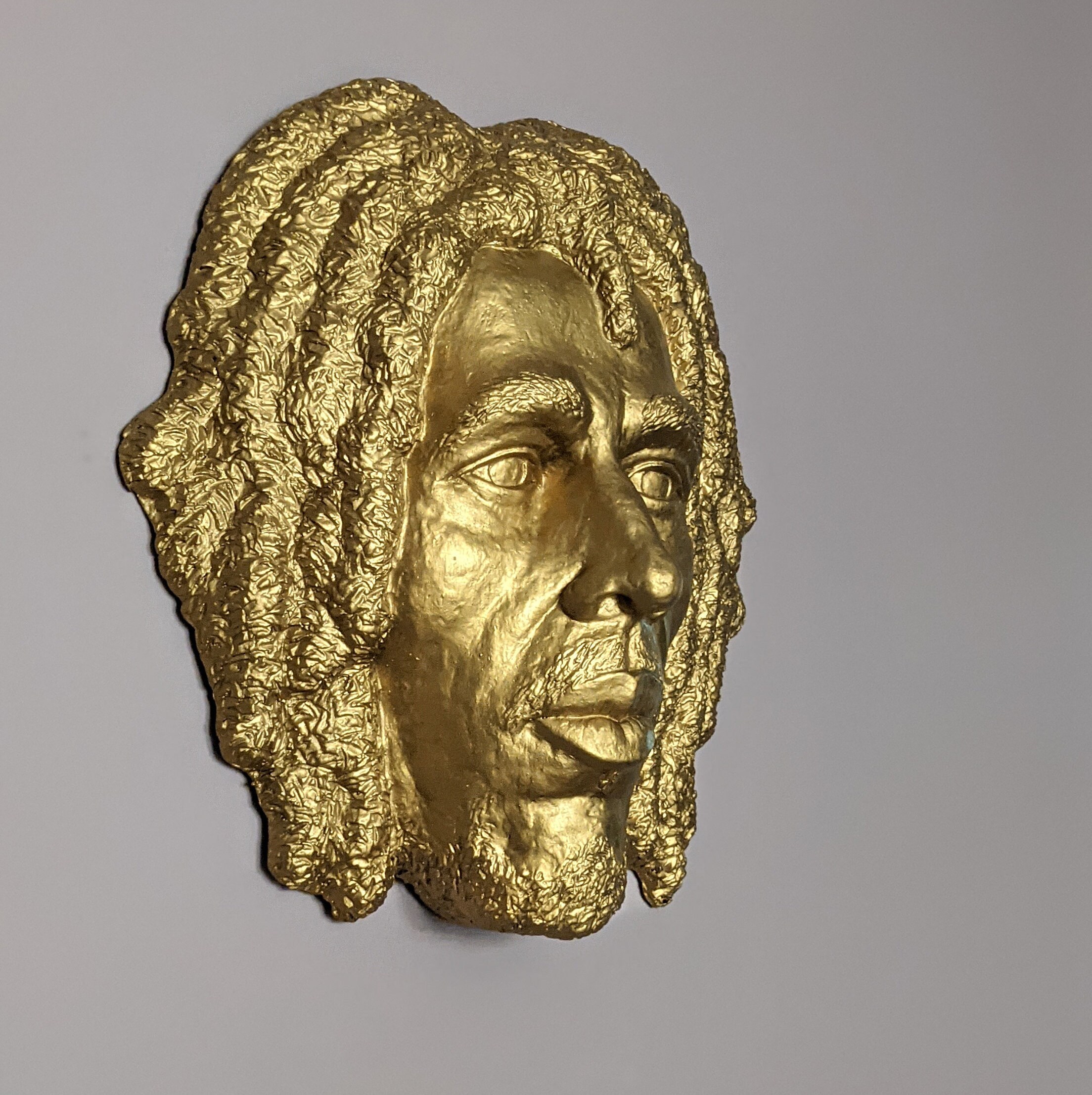 Celebrity Wall Art Bob Marley Sculpture Reggae African Mask | Etsy