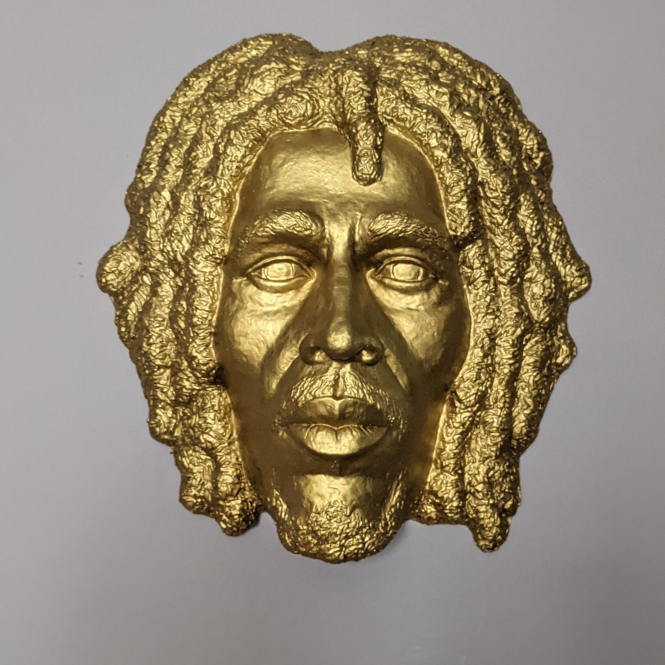 Celebrity Wall Art Bob Marley Sculpture Reggae African Mask | Etsy