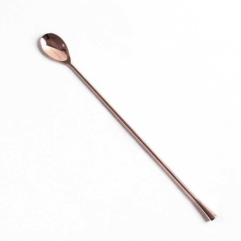Copper Barspoon Aero Straight Handled Cocktail Spoon - Etsy