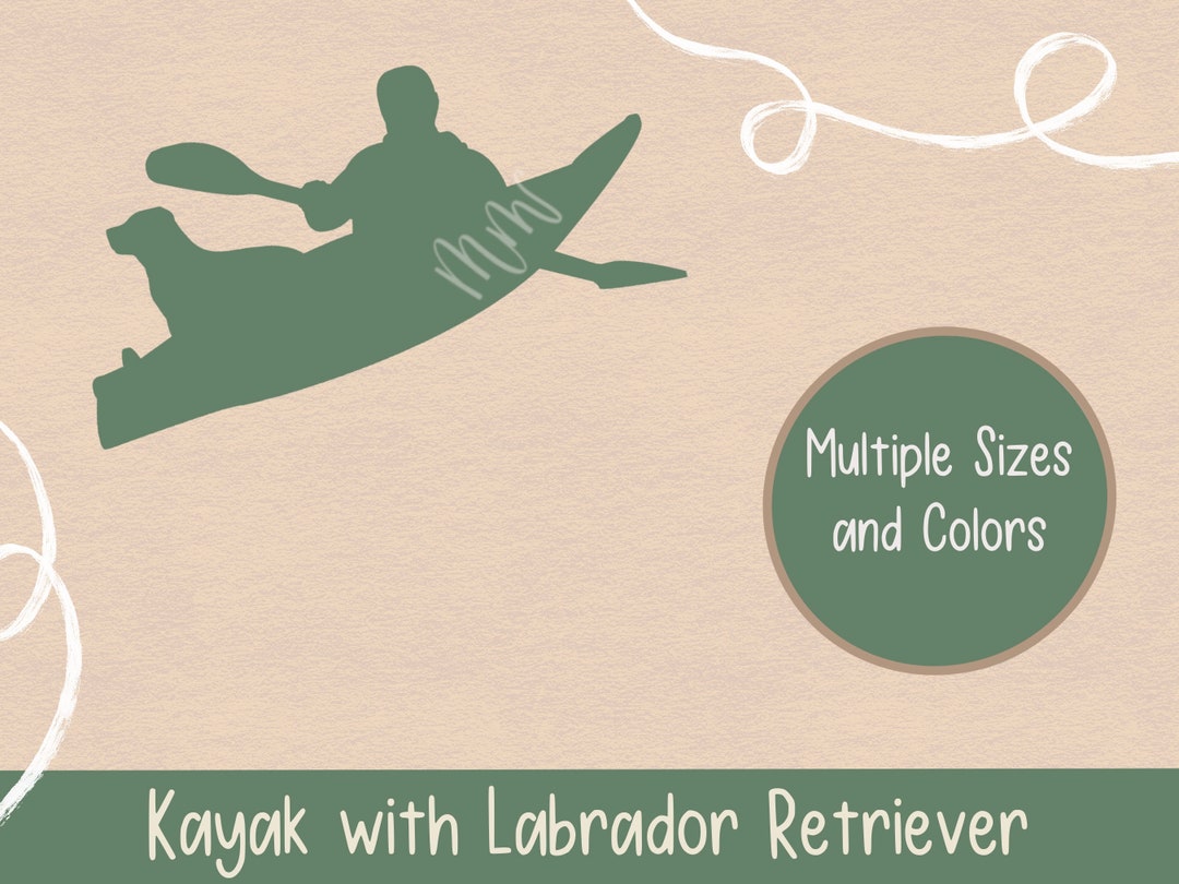 Kayak With Labrador Retriever - Etsy