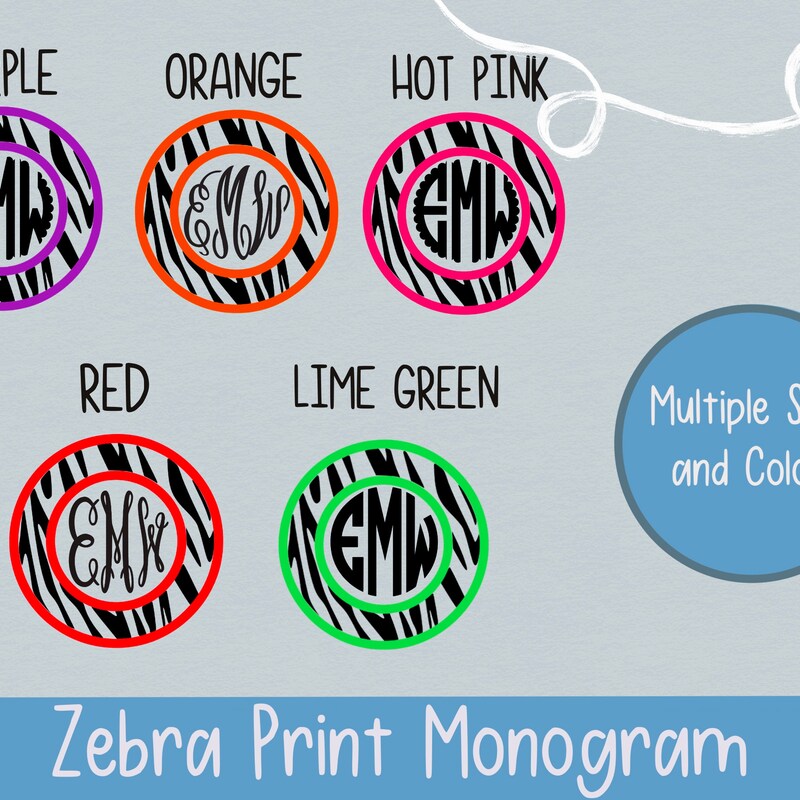 Zebra Labels - Etsy