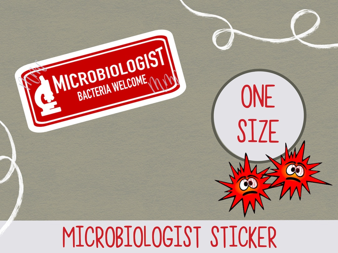 Microbiologist Sticker - Etsy