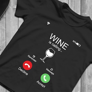 Incoming Call SVG, Wine is Calling, SVG Files for Cricut & Silhouette ...