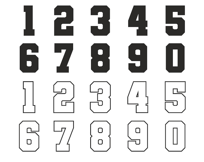 Varsity Layered Font Svg Files, Sports Layered Font Svg, DTF Transfers ...