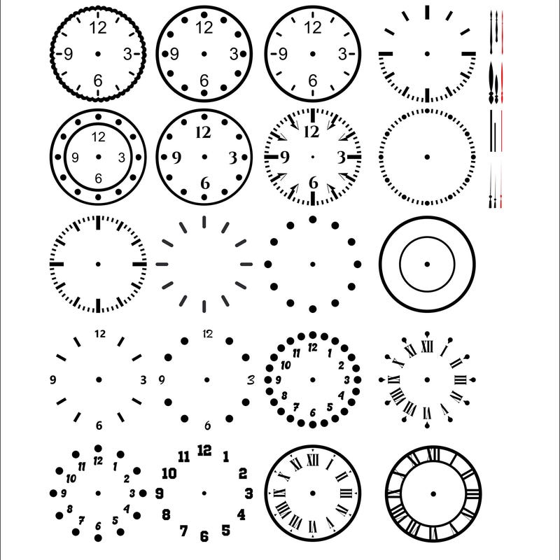 Clock Face - Etsy