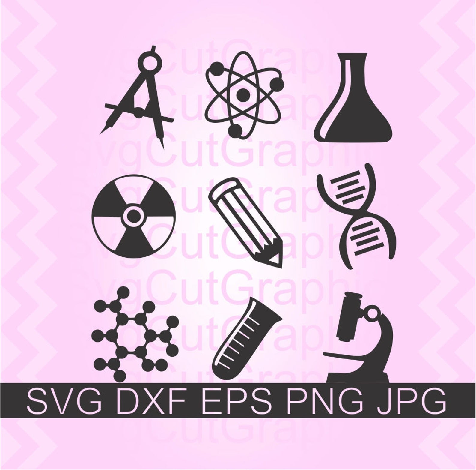 Science Svg File SVG Cut File Vinyl Decal Cut File Svg | Etsy