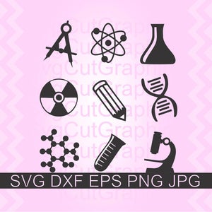 Science Svg File, SVG Cut File, Vinyl Decal Cut File, Svg Science ...