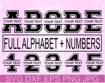 Split Number Svg - Etsy