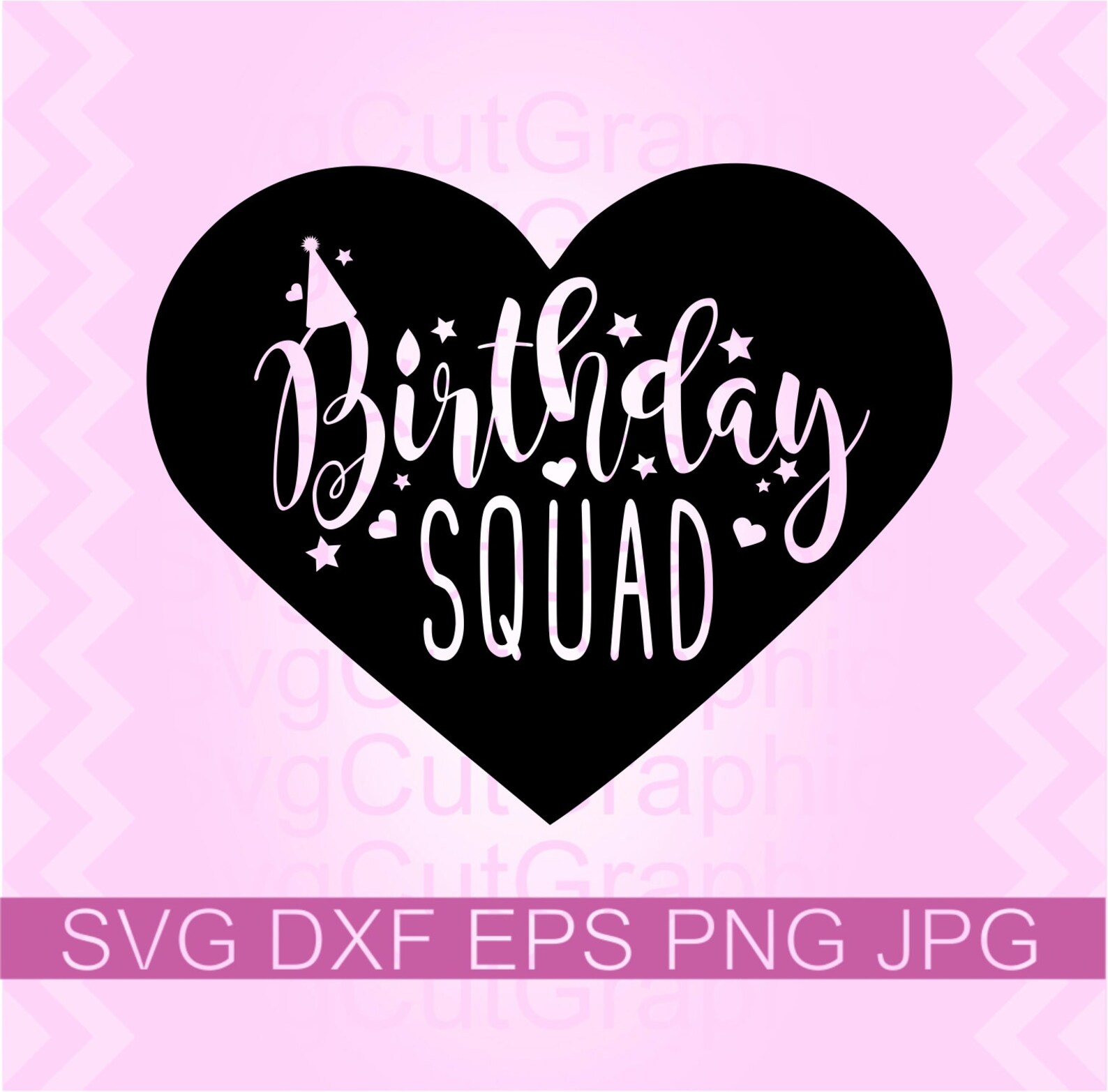 Birthday Squad Svg Files Funny Birthday Svg Shirt Png | Etsy