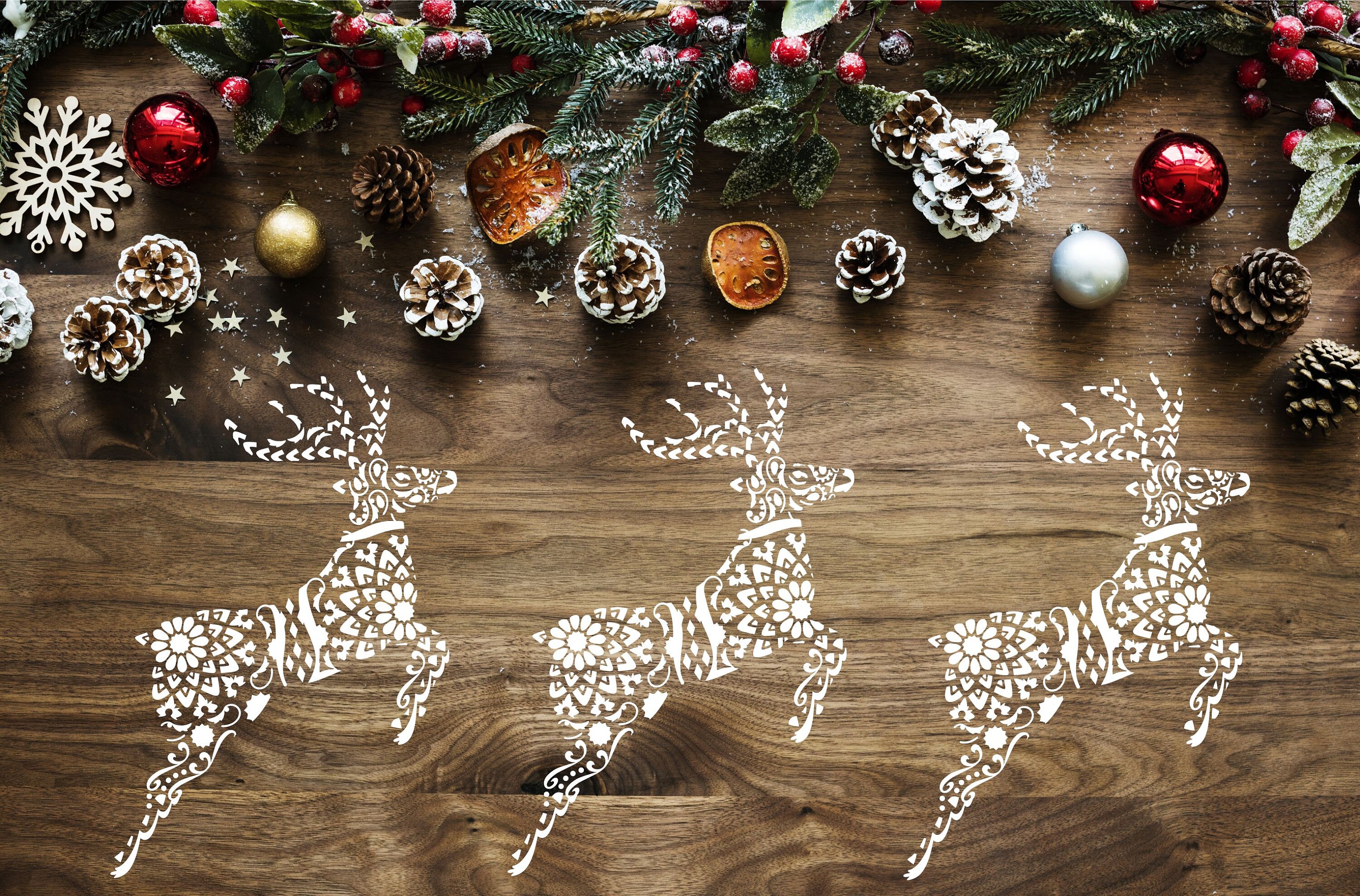 Deer Mandala SVG Files Cricut Svg Cut Files Silhouette DXF | Etsy