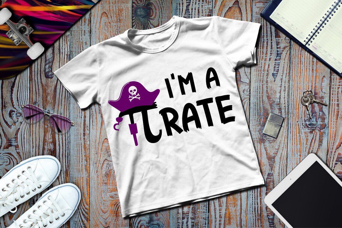 I'm A Pirate Svg Files for Cricut Pi Day Svg Mom Life - Etsy