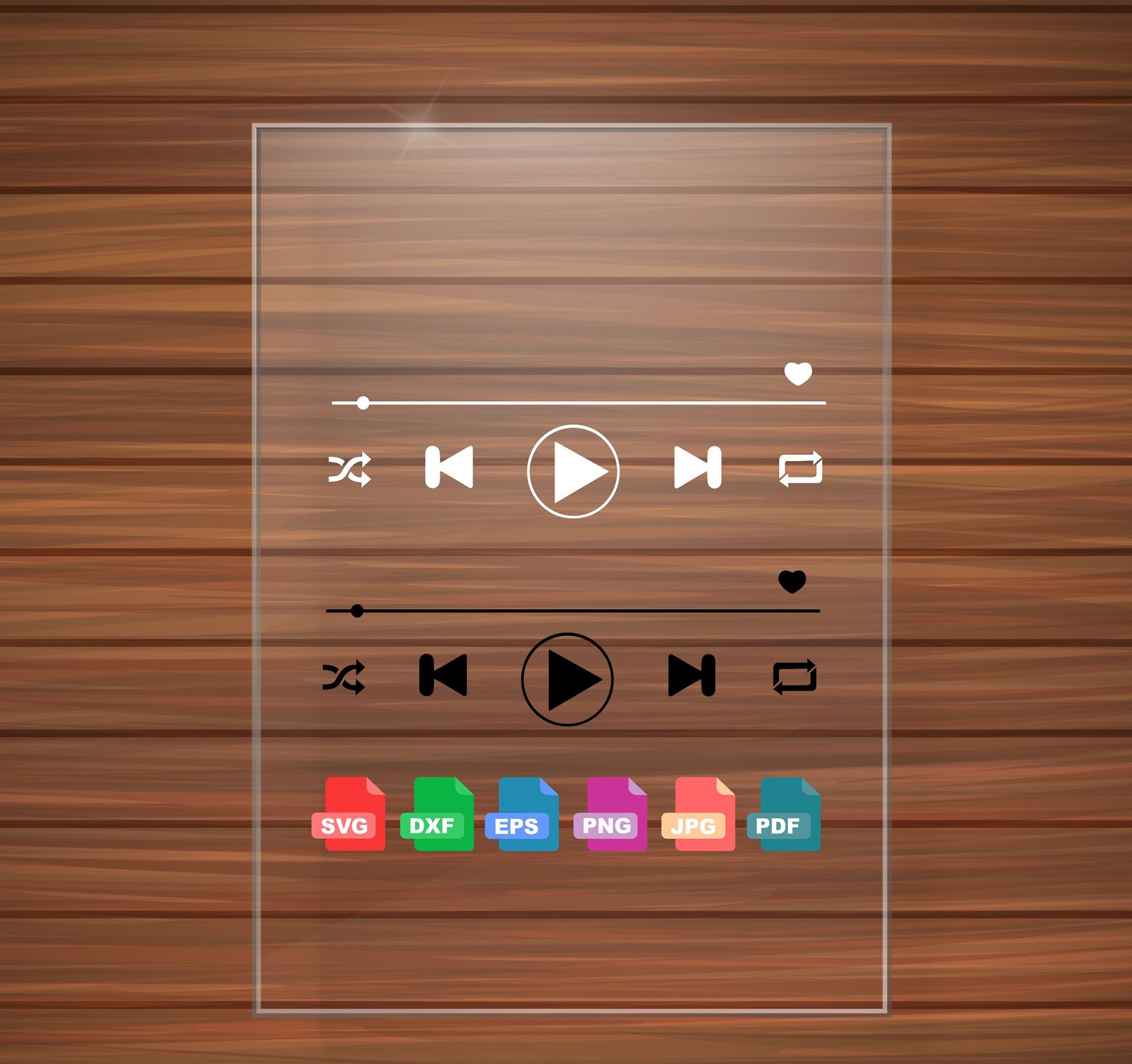 Reproductor de música SVG Reproductor de Spotify SVG | Etsy