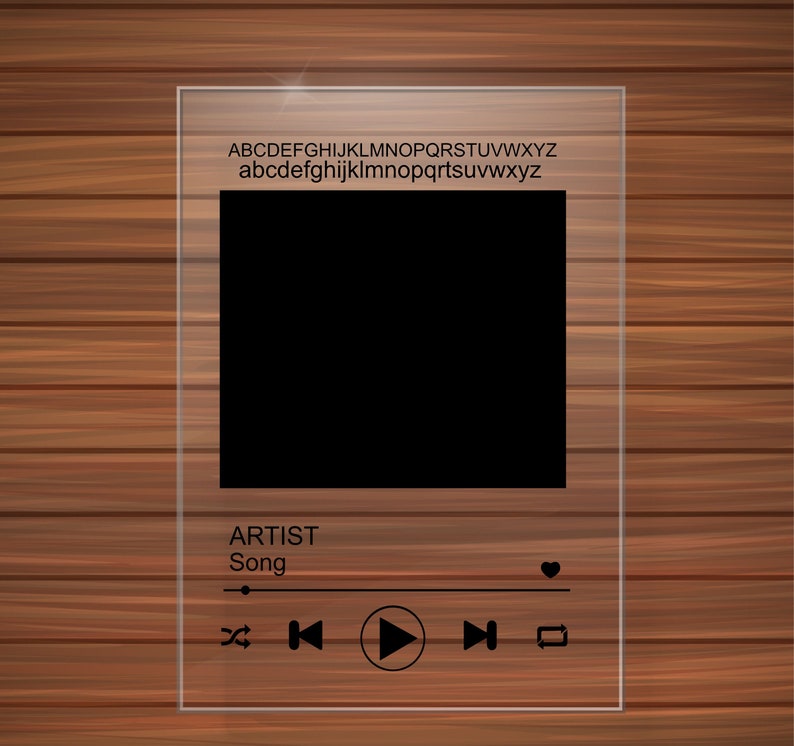 Music Player SVG Template, Engrave Files (digital Download) - Etsy UK