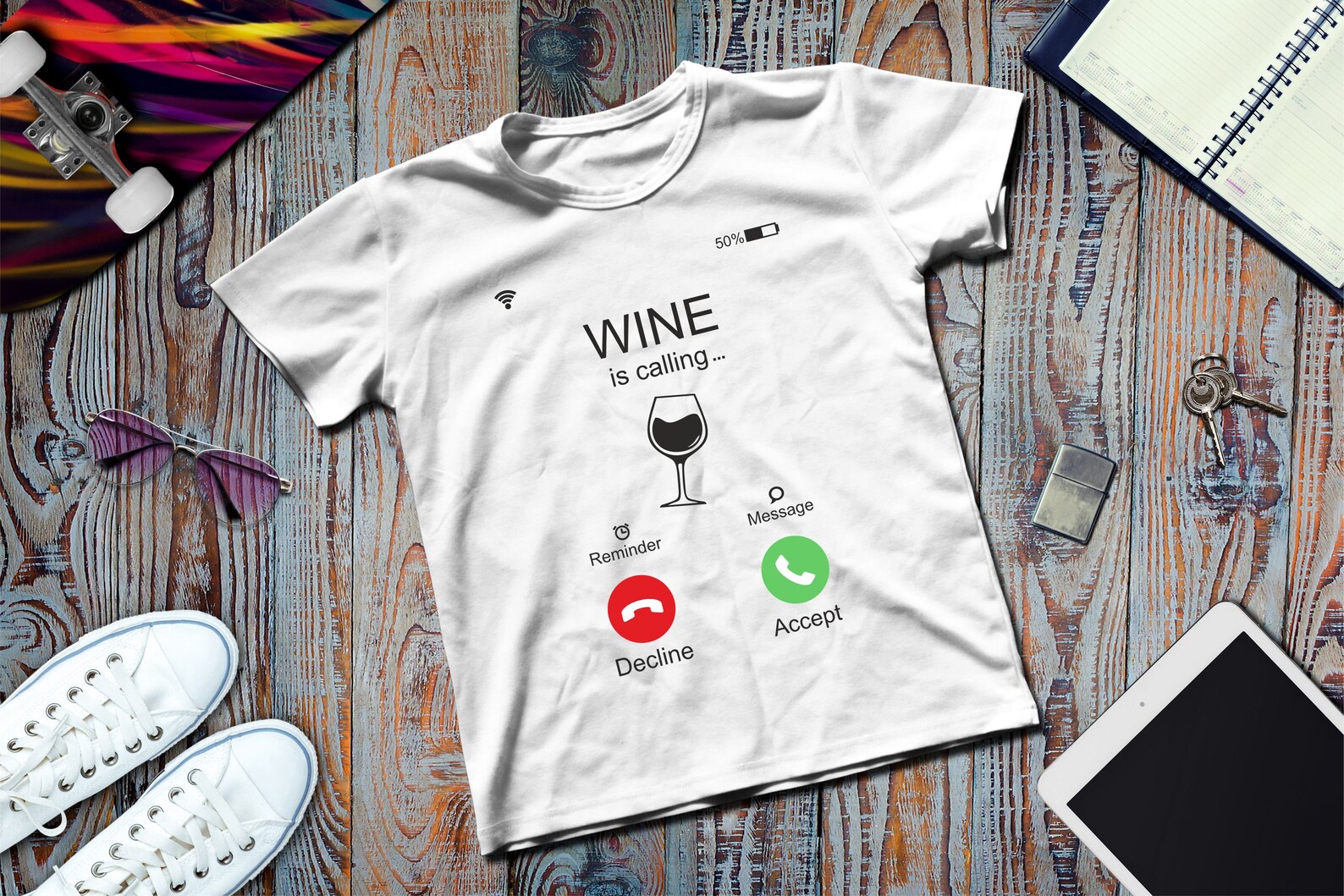 Incoming Call SVG, Wine is Calling, SVG Files for Cricut & Silhouette ...