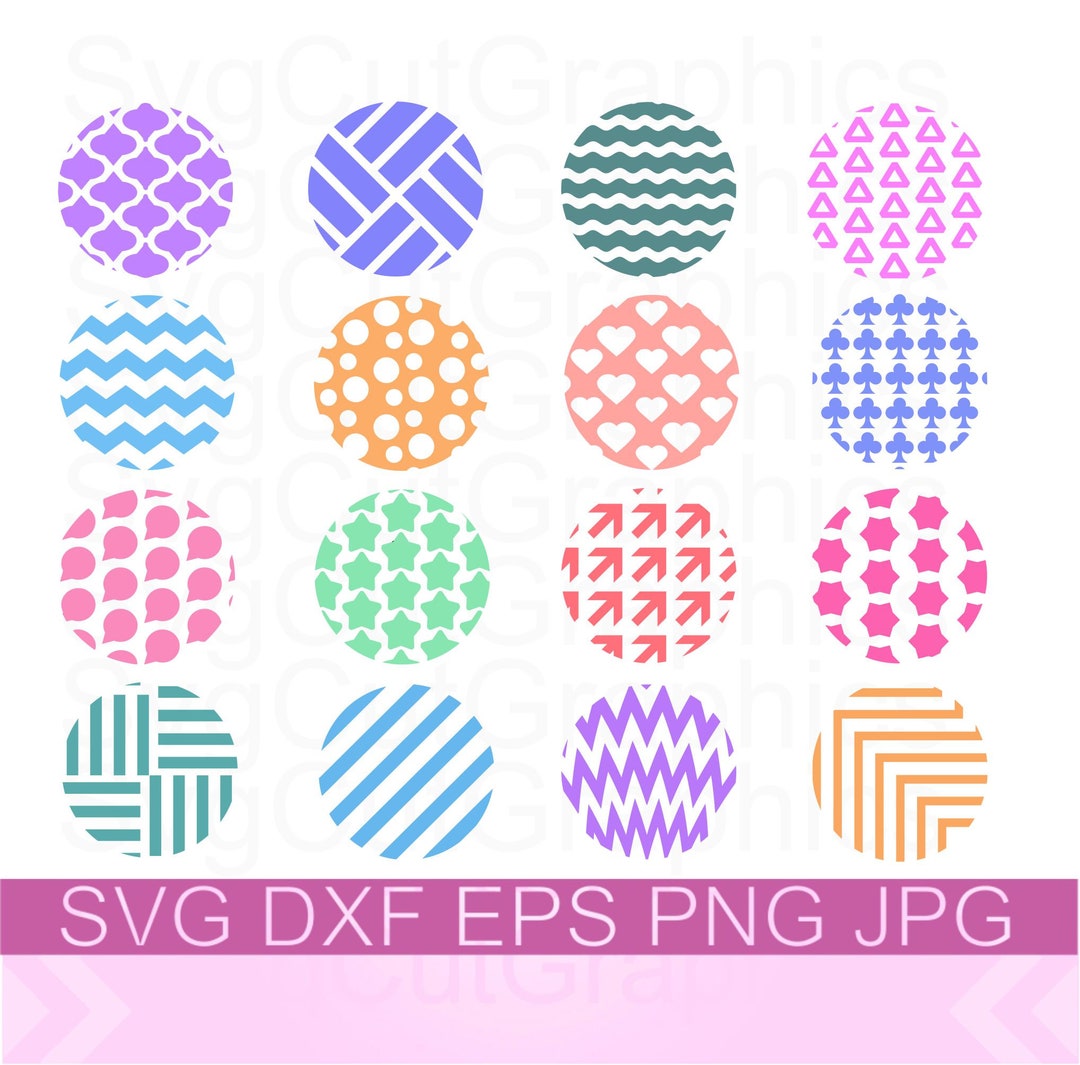 Keychain Svg Round Pattern SVG File, Cricut Svg Keyring, Keyring ...