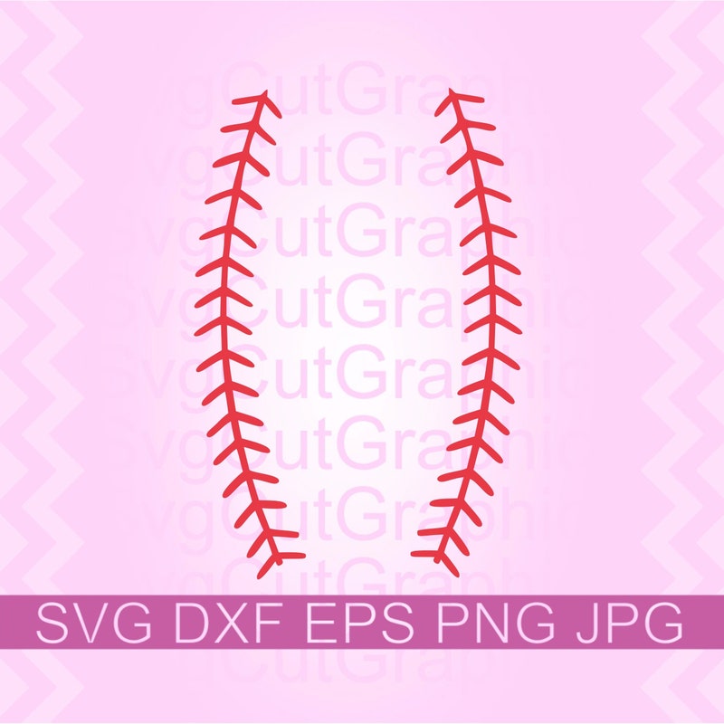 Baseball Laces Svg - Etsy