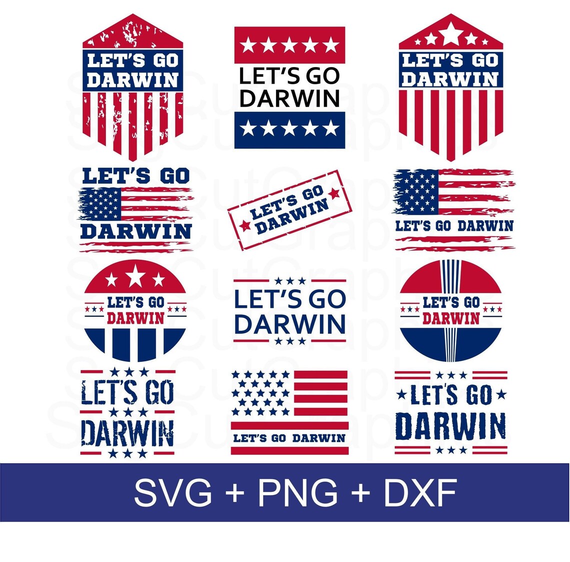 Let's Go Darwin Svg Dxf Png Files Cut Files | Etsy