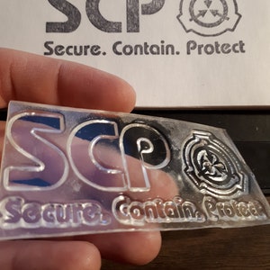 SCP Foundation Logo - 1 X 2 Inch - Etsy