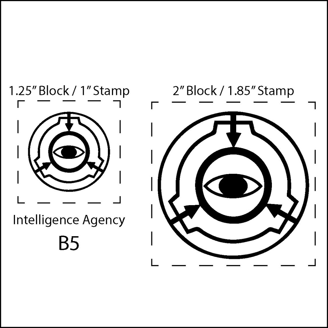 Intelligence Agency Stamp - Etsy