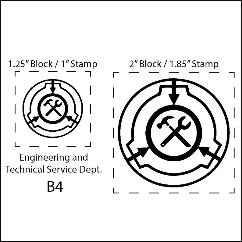 Engineering and Technical Service Department Stamp - Etsy
