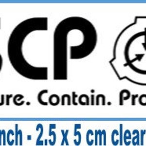 SCP Foundation Logo - 1 X 2 Inch - Etsy