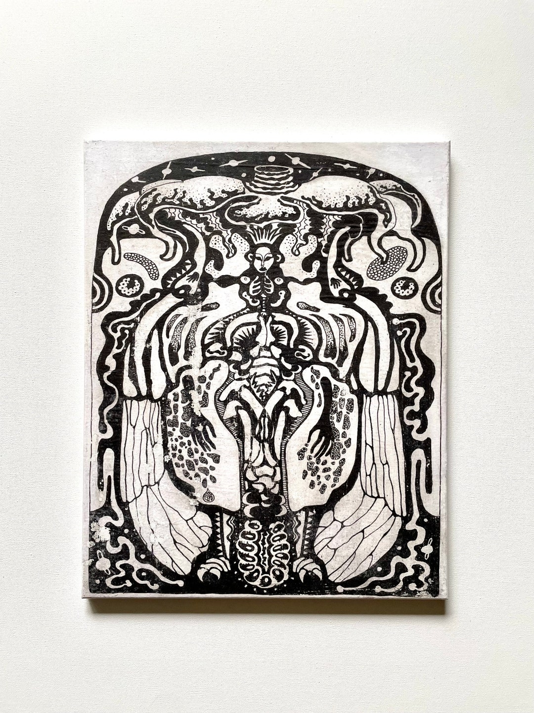 Genetic Code Hand-made Canvas Print - Etsy