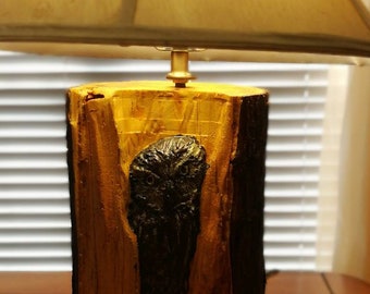 Log Cabin Lamp - Etsy