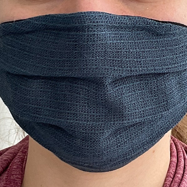 Linen Face Mask - Etsy