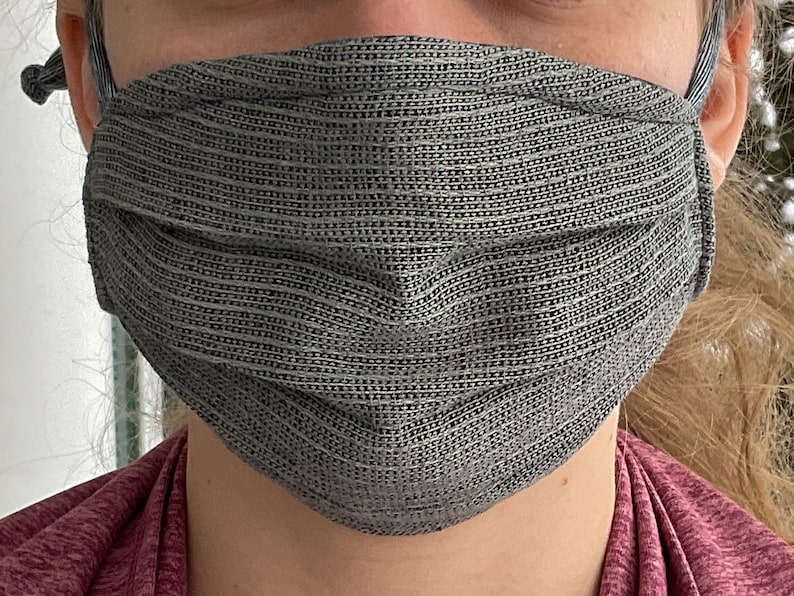 Sheer 100% Linen One Layer Face Mask Adjustable Ultra - Etsy