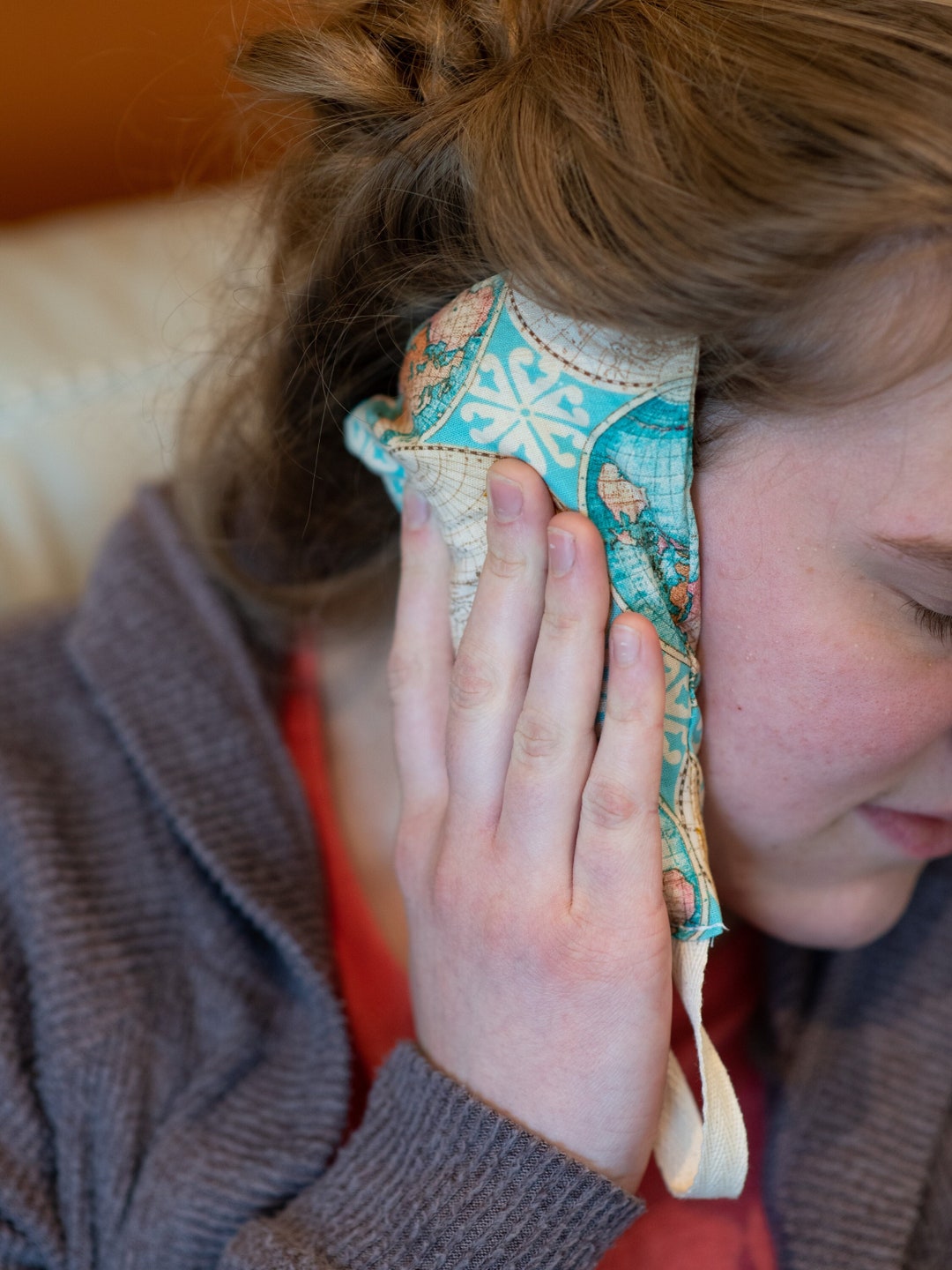 Ear, Facial Rice Heating & Cooling Bag | Cotton Cover | Handmade in the ...