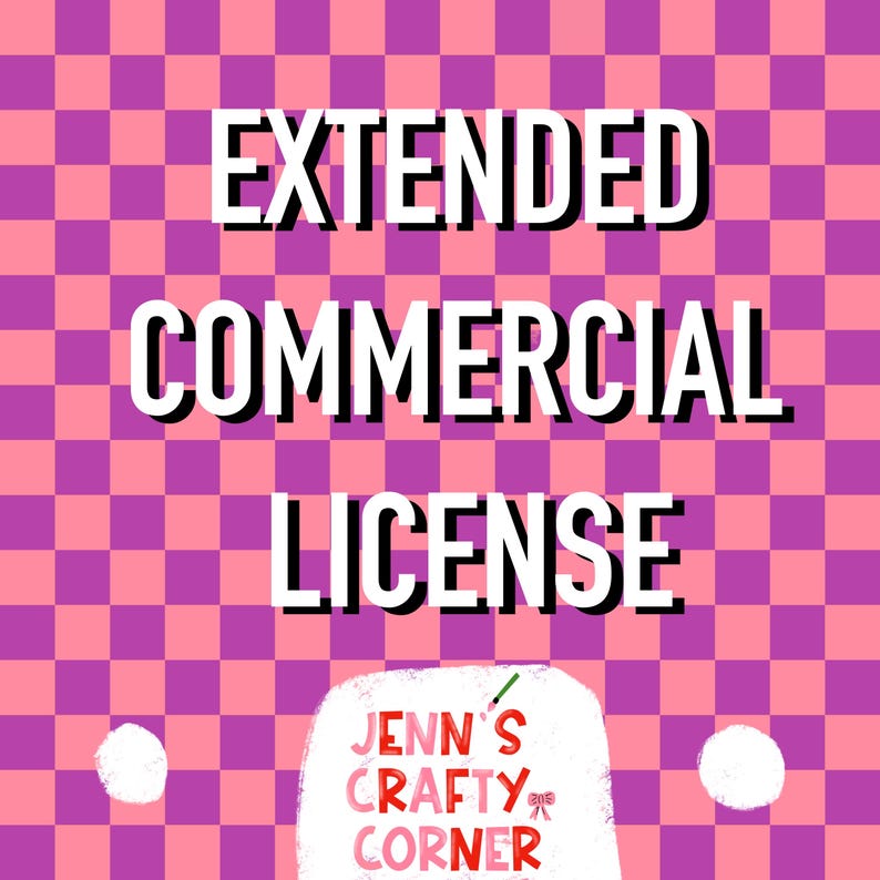 Extended Commercial License - Etsy