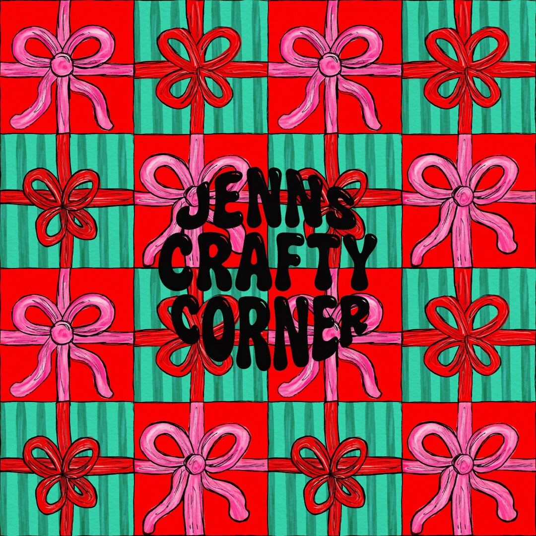 Preppy Coquette Presents Seamless File , Trendy Christmas Patterns, Bow ...