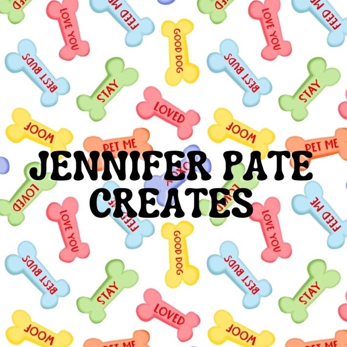 Conversation Hearts Valentines Dog Seamless Pattern - Etsy