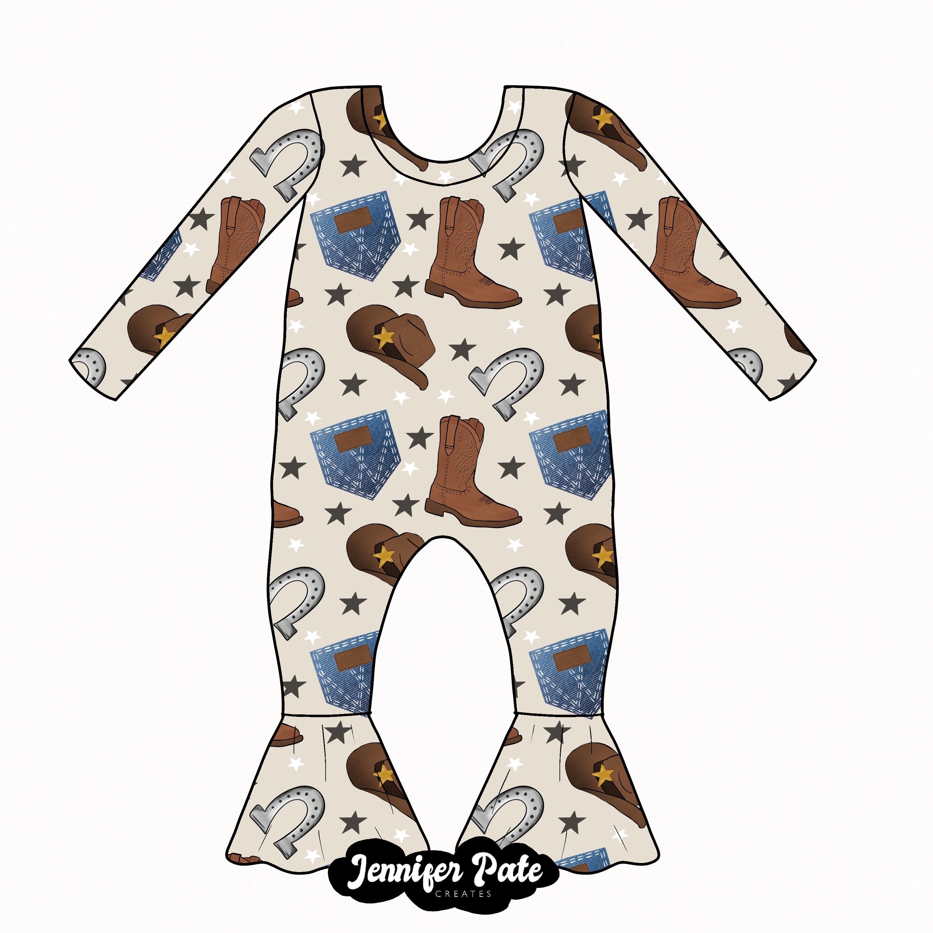 Future Cowboy Seamless | Western | Neutral Boy Western Seamless File ...
