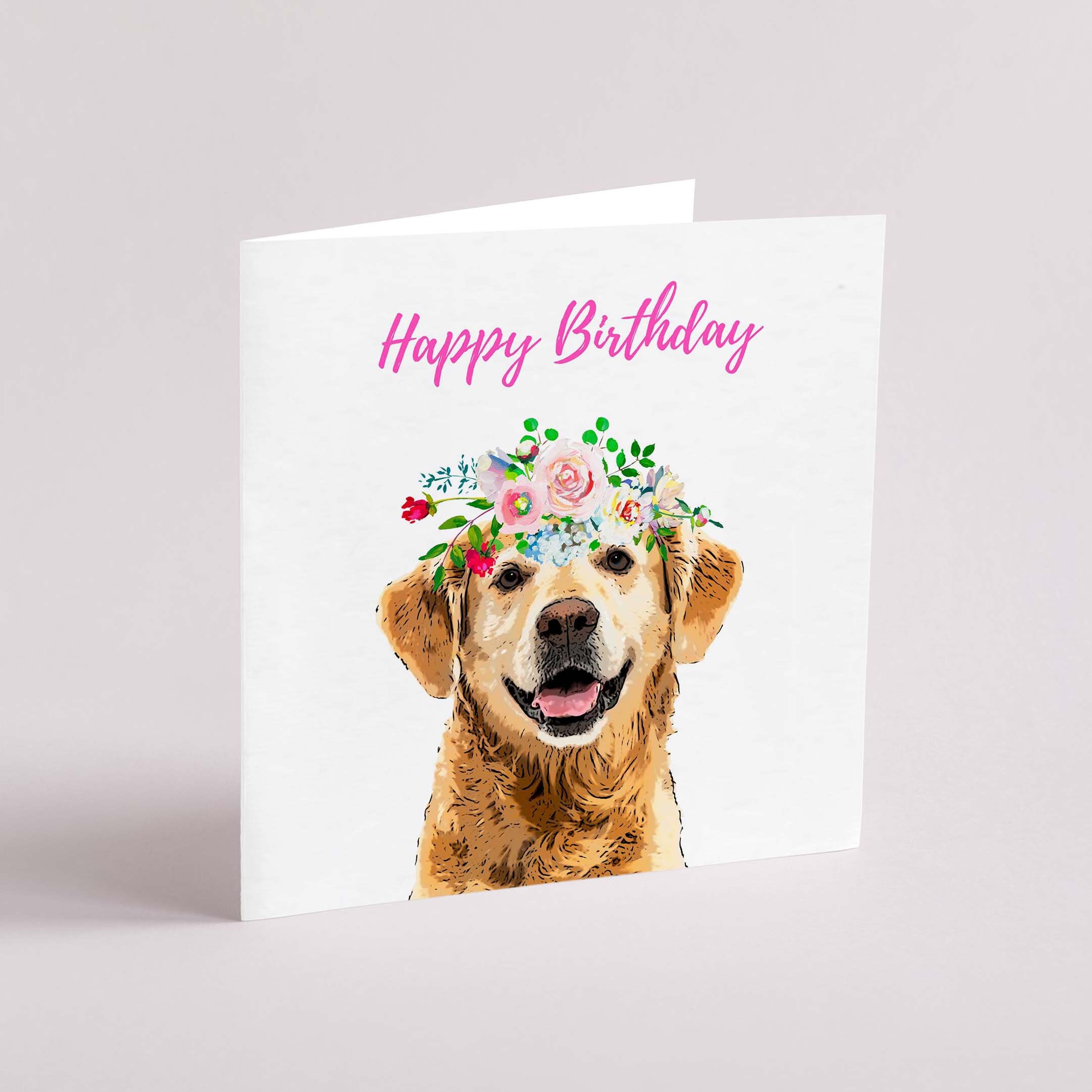 Golden Retriever Card Golden Retriever Greeting Card - Etsy