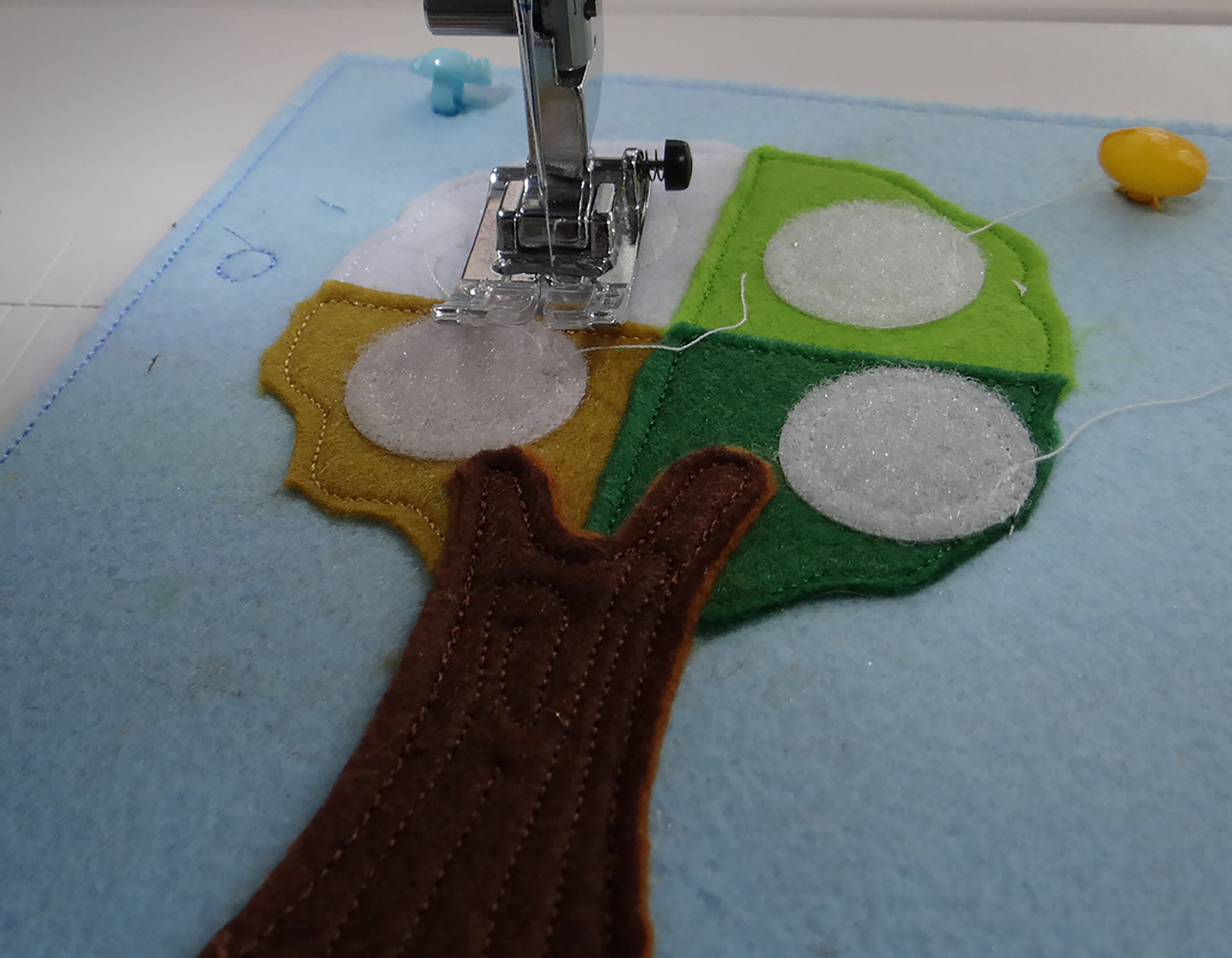 Felt Seasons Quiet Book Page, Toddler Gift Idea, Quiet Book Design ...