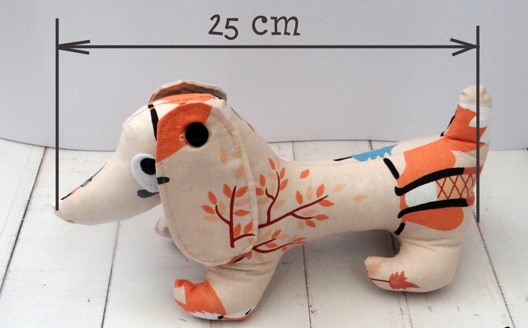 DIY PDF Dachshund Sewing Pattern, Easy Gift Baby Toy, Stuffed Animal ...