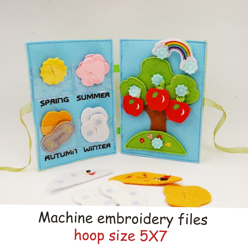 Embroidery Pattern Quiet Book - Etsy