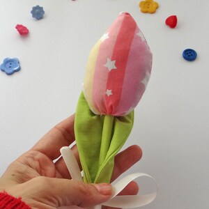 Pdf Flower Sewing Design & Instructions, Cotton Tulip Pattern, Fabric ...