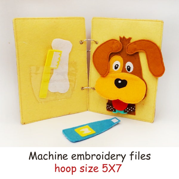 Embroidery Pattern Quiet Book - Etsy