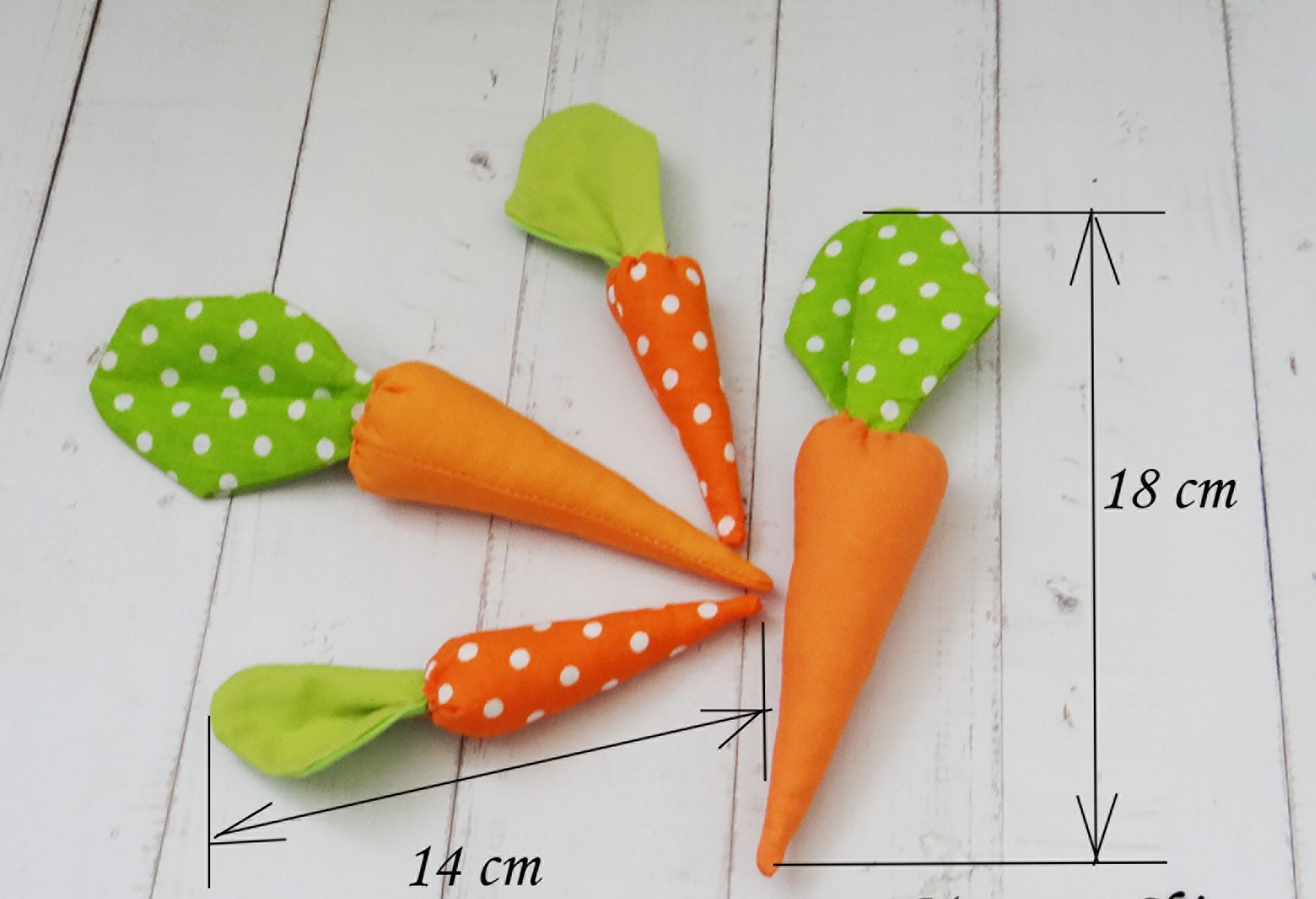 DIY Ester Easy Fabric Carrot Sewing Pdf Template With Tutorial, Easter ...